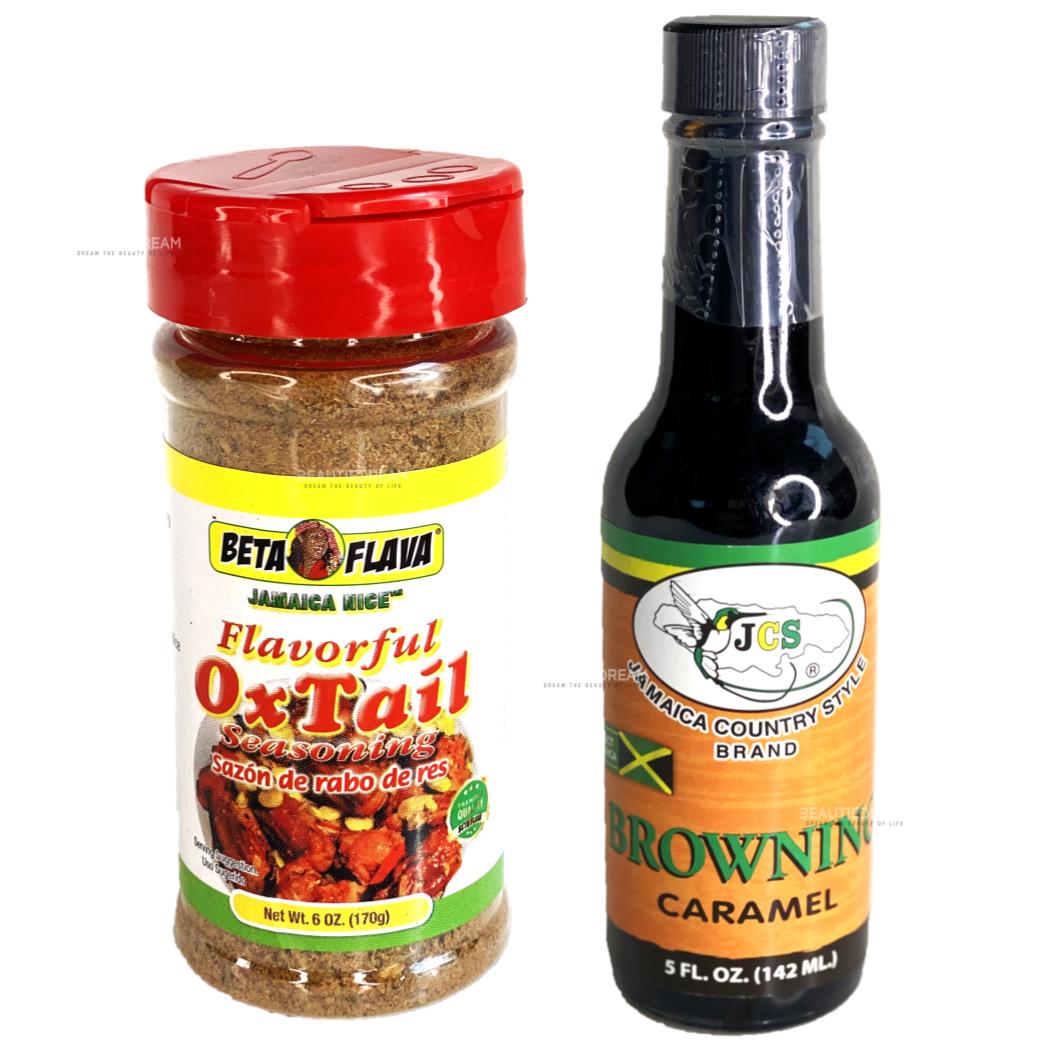 Beta Flava (Ocho Rios) Oxtail Seasoning Meat & Stew 6oz. & Browning ...